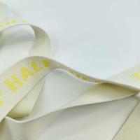 China Custom Size Printing Colorful Letter Jacquard elastic band for sewing for sale