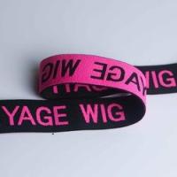 China Hot Selling Custom Size Nylon Colorful Shiny Jacquard Elastic band for Clothing for sale