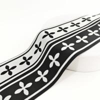 China 2-12 cm Width Customized Pattern Jacquard Colorful Elastic Band for Garments for sale
