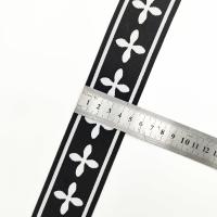 China 2-12 cm Width Customized Pattern Jacquard Colorful Elastic Band for Garments for sale