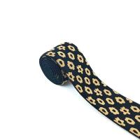China Black White rhombic Jacquard Garments Underwear Elastic Band for sale