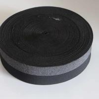 China Comfortable Plush Black and Elastic Band Elastic Trim Sewing Elastic Band for sale