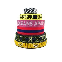 China Eco-friendly biodegradable elastic band jacquard shiny elastic band jacquard elastic band for sale