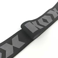 China Fast Delivery Elastic Band Customized Waistband Black Jacquard Elastic Web Band for Clothing for sale
