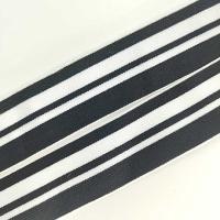 China Custom Elastic Edge Band Stripe Elastic Waistband Fancy Jacquard Elastic Webbing for Clothing for sale