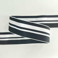 China Custom Elastic Edge Band Stripe Elastic Waistband Fancy Jacquard Elastic Webbing for Clothing for sale