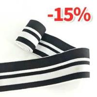 China Custom Elastic Edge Band Stripe Elastic Waistband Fancy Jacquard Elastic Webbing for Clothing for sale