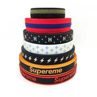 China Huge inventory woven jacquard custom factory shantou shandong shanghai elastic band for garment for sale