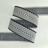China Free Sample Elastic Herringbone Band Jacquard Elastic Band Elastic Waistband for Garments for sale