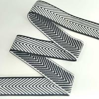 China Free Sample Elastic Herringbone Band Jacquard Elastic Band Elastic Waistband for Garments for sale