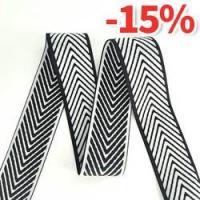 China Free Sample Elastic Herringbone Band Jacquard Elastic Band Elastic Waistband for Garments for sale