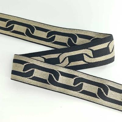 China Customized Elastic Waistband Jacquard Custom Elastic Band Designer Elastic bands for Men for sale