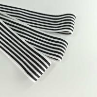 China Black grey white elastic hair band rubber band elastic factory wholesales custom elastic band for hairbands for sale