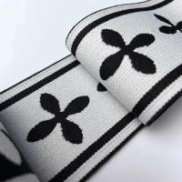 China Soft Hand feel Elastic Ribbon Woven Elastic High Elasticity Jacquard Waistband for sale