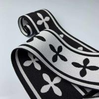 China Soft Hand feel Elastic Ribbon Woven Elastic High Elasticity Jacquard Waistband for sale