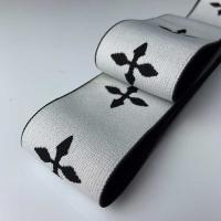 China Customized Design Stretch Ribbon Jacquard Knitted Elastic Bands for Clothes for sale