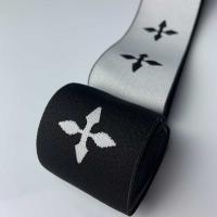 China Customized Design Stretch Ribbon Jacquard Knitted Elastic Bands for Clothes for sale
