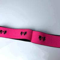 China Verified Design Elastic Band Factory New Design Jacquard Waistband Elastic Webbing for Clothes for sale