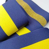 China Two tone polyester jacquard elastic band colored headscarf elastic band for sale