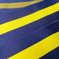 China Two tone polyester jacquard elastic band colored headscarf elastic band for sale