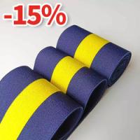 China Two tone polyester jacquard elastic band colored headscarf elastic band for sale