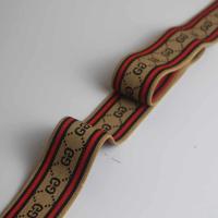 China Custom Fashion Label Nylon/polyester Knitted Jacquard Ribbon Soft Elastic Band for Underwear Boxer Waist Band Belt Custom Logo for sale