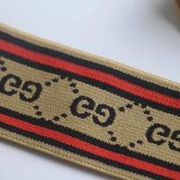 China Custom Fashion Label Nylon/polyester Knitted Jacquard Ribbon Soft Elastic Band for Underwear Boxer Waist Band Belt Custom Logo for sale