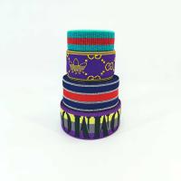 China Fashion stripes elastic band ball custom sizes resistance band elastic factory elastic band crochet for sale