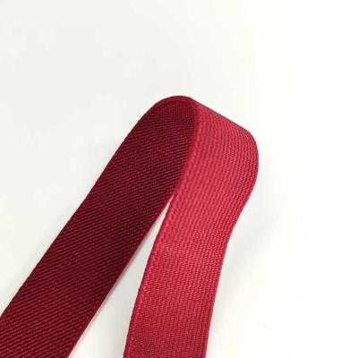 China Fast Delivery Custom Woven Elastic Band Polyester Spandex Elastic Bands for Clothing for sale