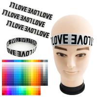 China wholesale free sample manufacturer custom logo width adjustable elastic head band for wigs for sale