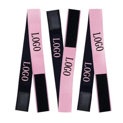 China wholesale free sample manufacturer custom logo adjustable non slip elastic wig melt band for for sale