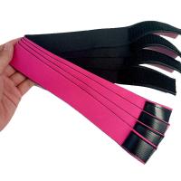 China wholesale free sample manufacturer custom fashion hair elastic band for wigs with magictape for sale