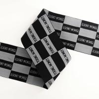 China Free sample manufacturer custom logo width silk wig bag bonnet elastic band for sale