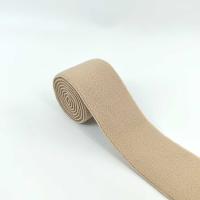 China Free Sample Elastic Webbing Customized Size Color Woven Elastic Band Yarndyed Elastic Band for Clothes for sale