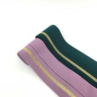 China Free Sample Delivery Fold Over High Elasticity Polyester Custom Normal Elastic Band for Headgear for sale