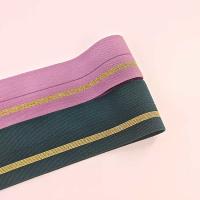 China Free Sample Delivery Fold Over High Elasticity Polyester Custom Normal Elastic Band for Headgear for sale