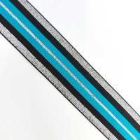 China High Quality Jacquard Elastic Band Check Pattern Elastic Waistband Yarn-dyed Elastic Band for sale