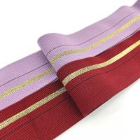 China 4 Day Sample Delivery Fold Over Elastic Band Custom Normal Polyester Elastic Band for Headgear for sale