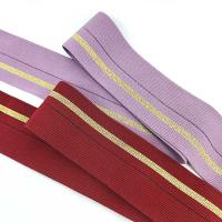 China 4 Day Sample Delivery Fold Over Elastic Band Custom Normal Polyester Elastic Band for Headgear for sale