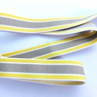 China Daisy Jacquard Elastic Webbing Strap Elastic Web Band Stripe Elastic Band for sale