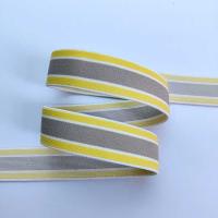 China Daisy Jacquard Elastic Webbing Strap Elastic Web Band Stripe Elastic Band for sale