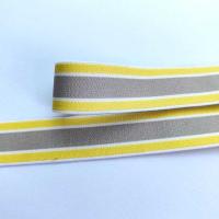 China Daisy Jacquard Elastic Webbing Strap Elastic Web Band Stripe Elastic Band for sale