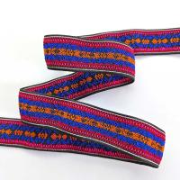 China Fast Delivery Elastic Band Fancy Jacquard Stretchable Webbing with Customized Size for sale