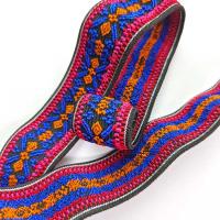 China Fast Delivery Elastic Band Fancy Jacquard Stretchable Webbing with Customized Size for sale