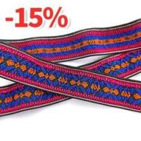 China Fast Delivery Elastic Band Fancy Jacquard Stretchable Webbing with Customized Size for sale