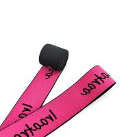 China Oeko-tex Elastic Jacquard Band Customized Jacquard Webbing Professional Color Matching Elastic Band for sale