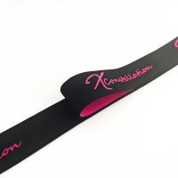 China New Free sample manufacturer custom width and logo elastic band 6.5 mm nylon elastan for sale