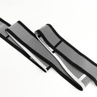 China New Free sample manufacturer custom width and logo high polyester hard flat band elastic for sale