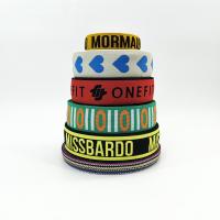 China New Free sample manufacturer custom width and logo high polyester hard flat band elastic for sale