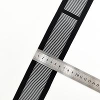 China New Free sample manufacturer custom width and logo high polyester hard flat band elastic for sale